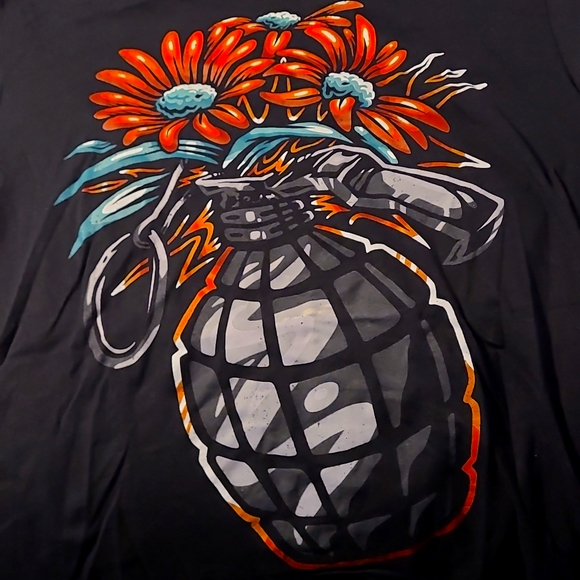 Into The Am | Shirts | Into The Am Flower Bomb Graphic Shirt | Poshmark